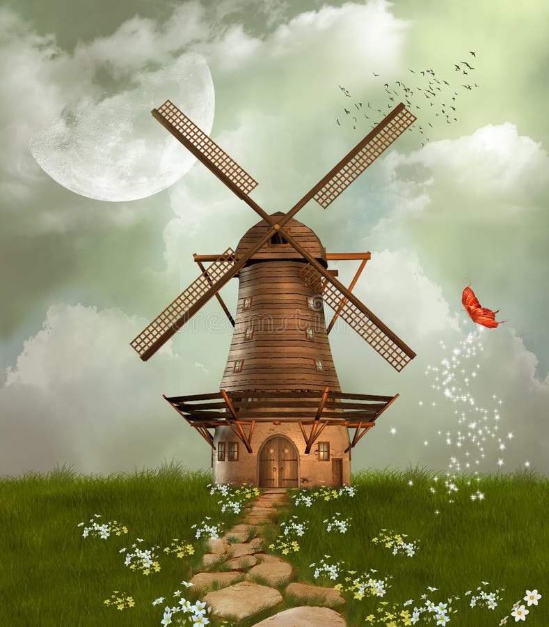 Windmill Stock Illustrations – 64,086 Windmill Stock Illustrations ...