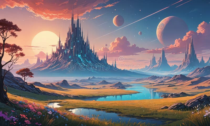 Large Multi Tiered Castle Like Structure Stock Illustrations – 2 Large ...