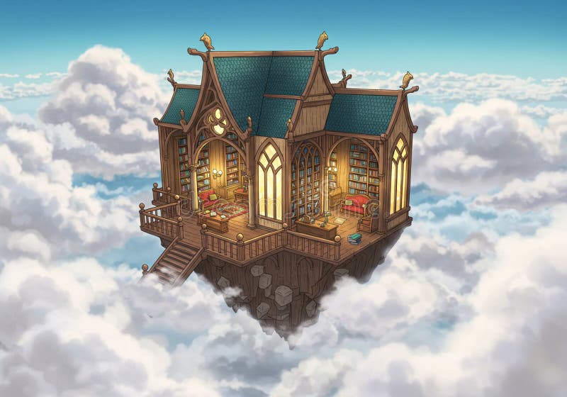 Wooden Library Structure Stock Illustrations – 1,077 Wooden Library ...