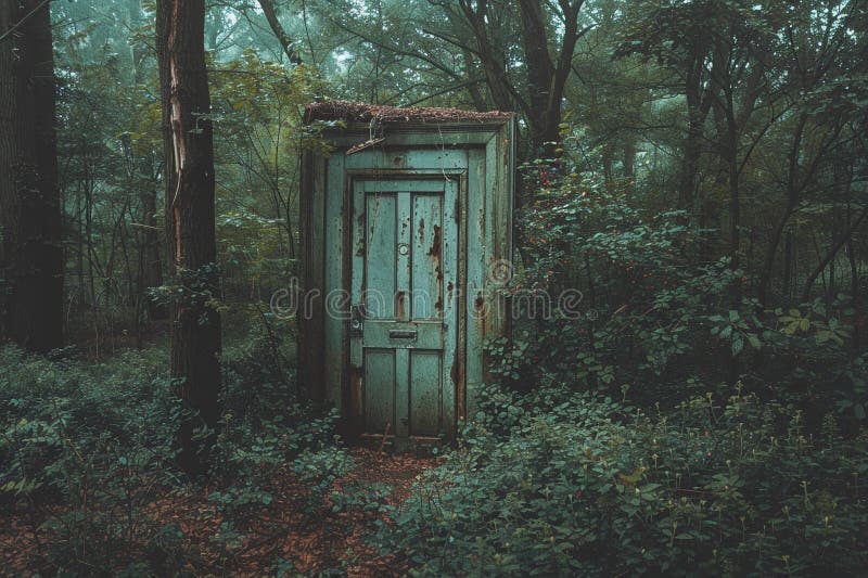 A Fantastically Beautiful Door in Forest Leading To the Unknown Stock ...