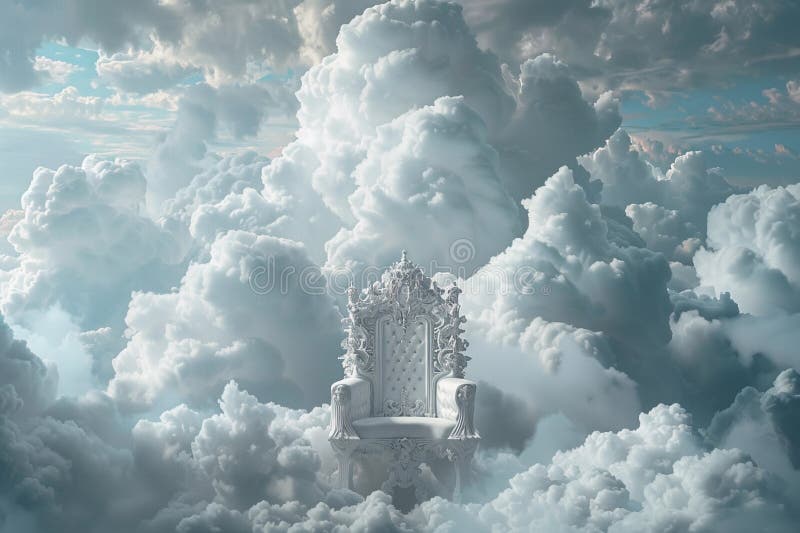 Fantastically Throne of Power of King or Queen in Throne Room Stock ...