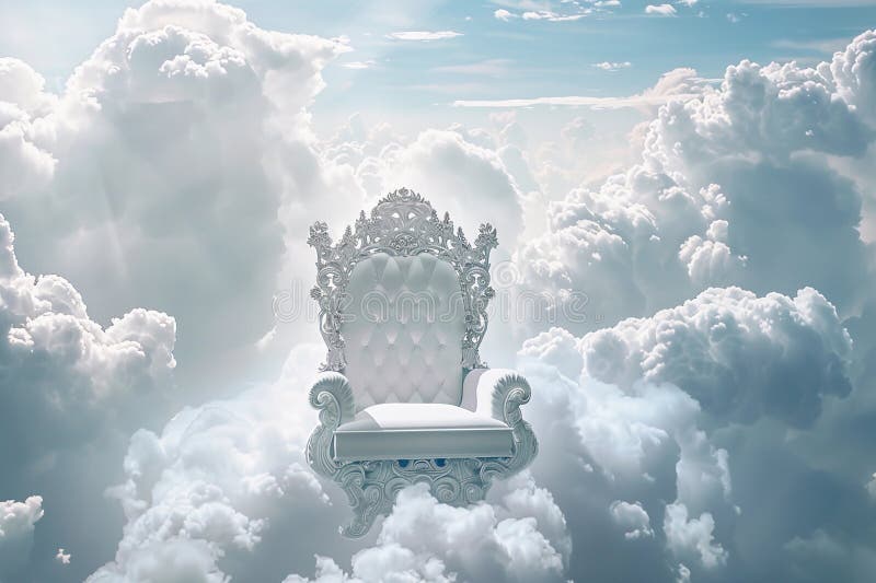 Fantastically Throne of Power of King or Queen in Throne Room Stock ...