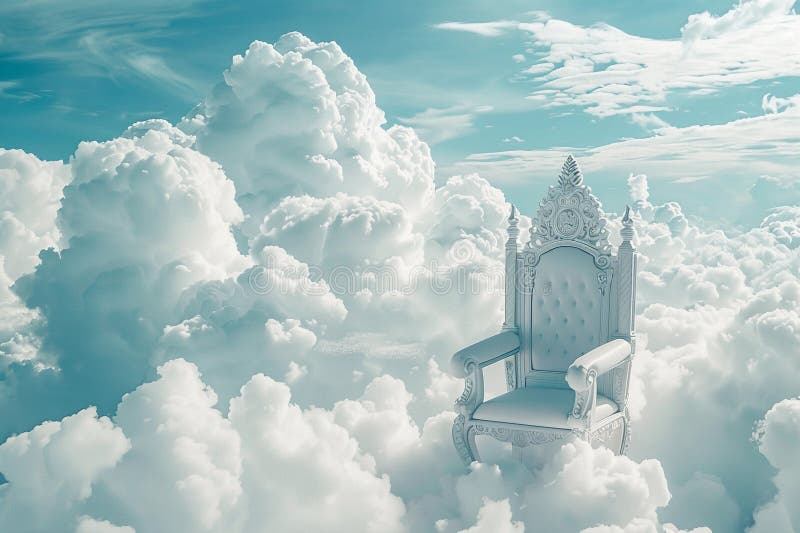 Fantastically Throne of Power of King or Queen in Throne Room Stock ...