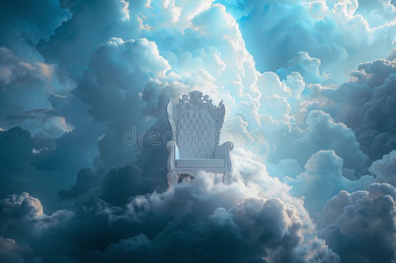 Fantastically Throne of Power of King or Queen in Throne Room Stock ...