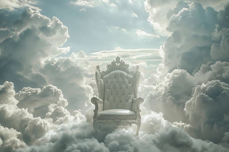 Fantastically Throne of Power of King or Queen in Throne Room Stock ...