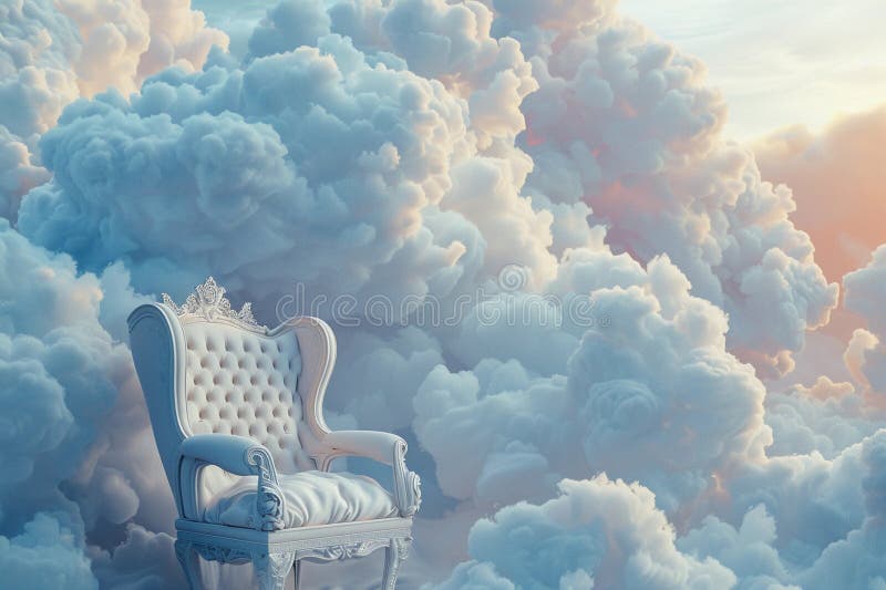 Fantastically Throne of Power of King or Queen in Throne Room Stock ...