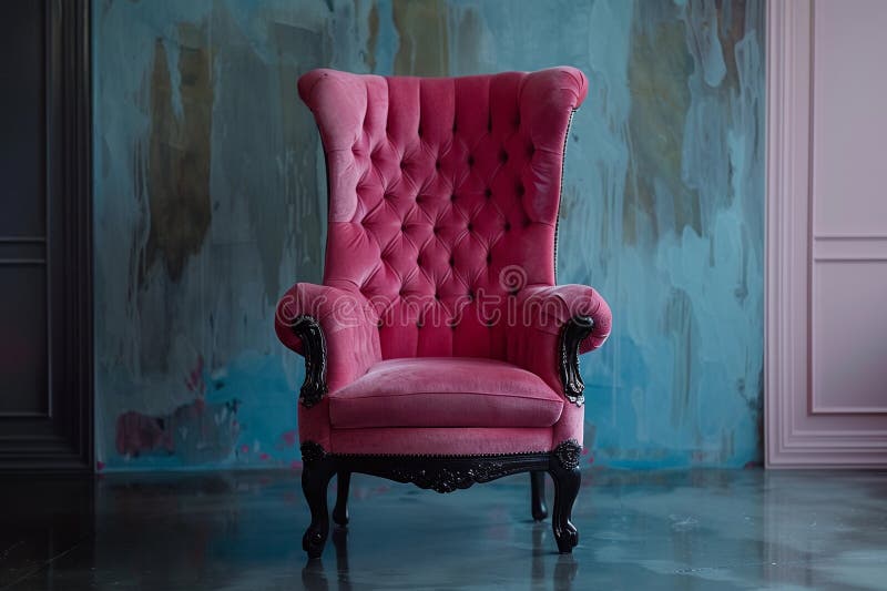 Fantastically Throne of Power of King or Queen in Throne Room Stock ...