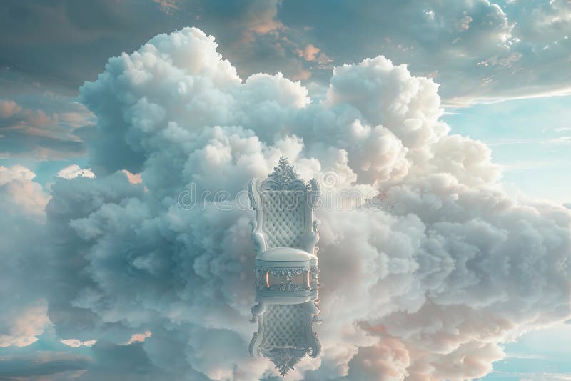 Fantastically Throne of Power of King or Queen in Throne Room Stock ...