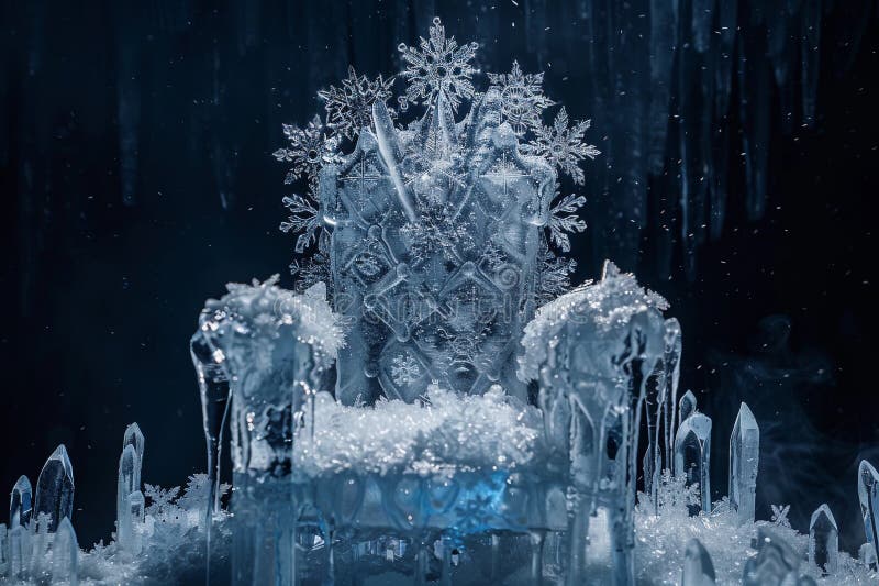 Fantastically Throne of Power of King or Queen in Throne Room Stock ...