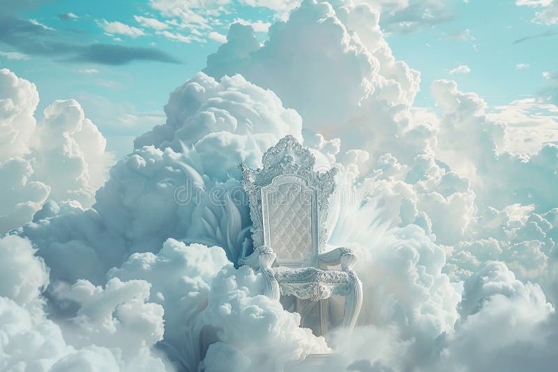 Fantastically Throne of Power of King or Queen in Throne Room Stock ...