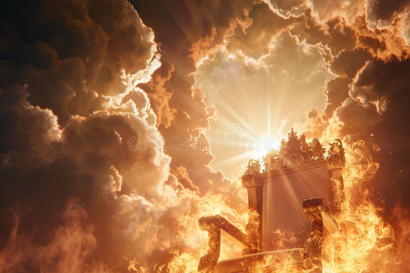 Fantastically Throne of Power of King or Queen in Throne Room Stock ...