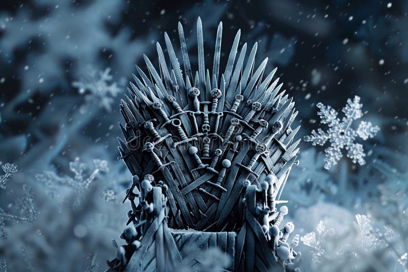 Fantastically Throne of Power of King or Queen in Throne Room Stock ...