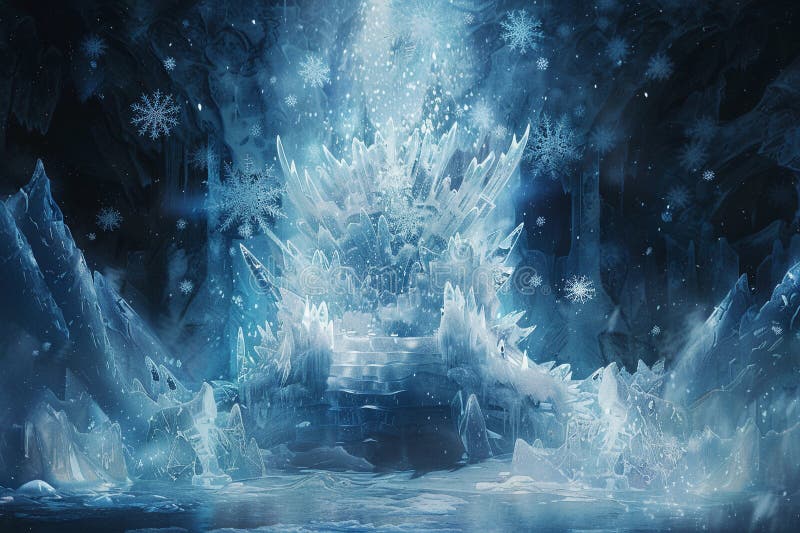 Fantastically Throne of Power of King or Queen in Throne Room Stock ...