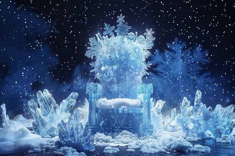 Fantastically Throne of Power of King or Queen in Throne Room Stock ...