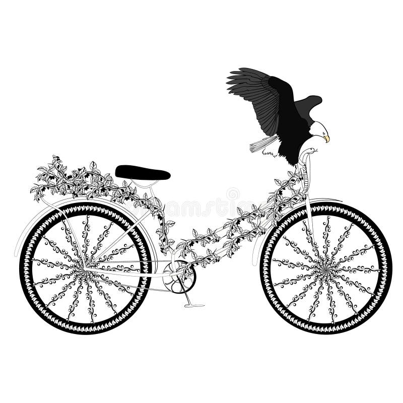 Eagle Bicycle Stock Illustrations – 33 Eagle Bicycle Stock ...