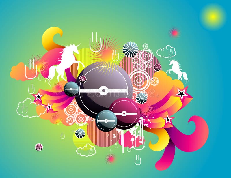 Fantasy abstract vector stock vector. Illustration of fantasy - 11563604