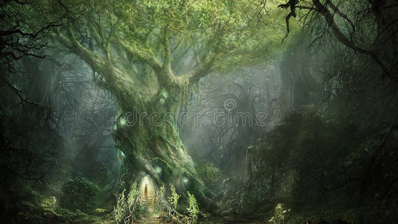 Fantasy Forest Entrance Stock Illustrations – 2,672 Fantasy Forest ...