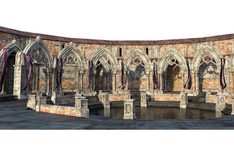 Fantasy Monastery Stock Illustrations – 171 Fantasy Monastery Stock ...