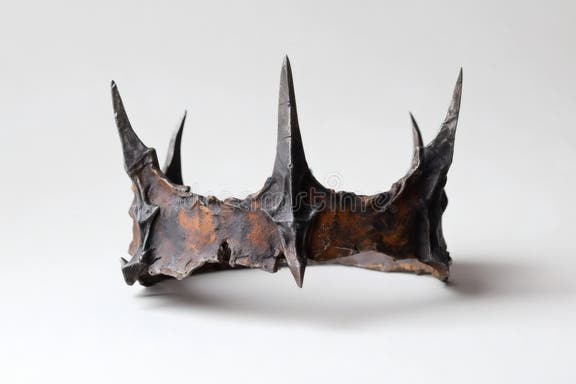 Fantasy Armor - Crown with Large Sharp Spikes Stock Photo - Image of ...