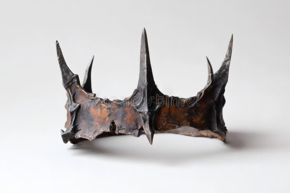 Fantasy Armor - Crown with Large Sharp Spikes Stock Photo - Image of ...