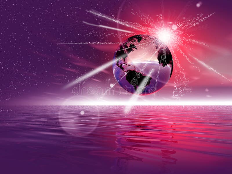 Fantasy art stock illustration. Illustration of space - 30748491