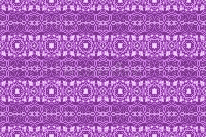 Fantasy Art with Violet Seamless Abstract Pattern Stock Vector ...