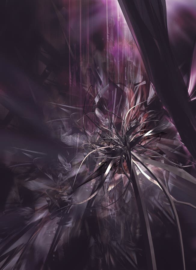 Alien cave stock illustration. Illustration of monster - 46056251