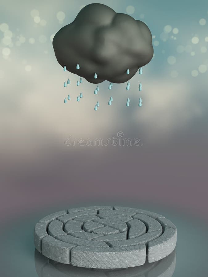 Stage stock illustration. Illustration of cloud, digital - 20047014
