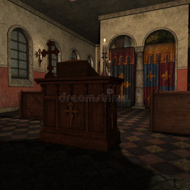 Vampire crypt stock illustration. Illustration of dark - 26883508