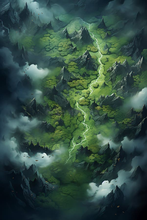 Fantasy Background with Vibrant Colors and Ethereal Atmosphere Vertical ...