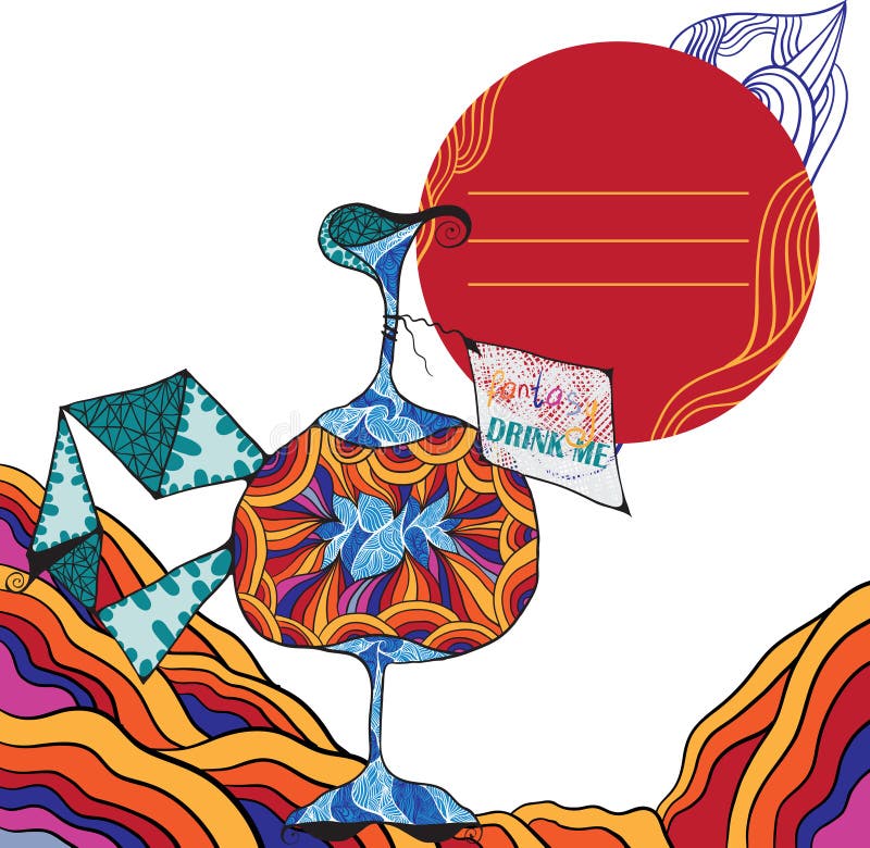 Fantasy Beba-me ilustração do vetor. Ilustração de texto - 41756590