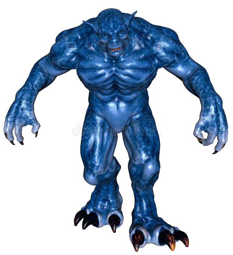 Lurching Troll stock illustration. Illustration of creature - 15962423