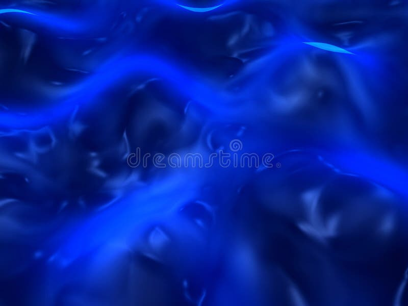 Fantasy Blue Alien Wavy Surface Picture. Image: 6554955