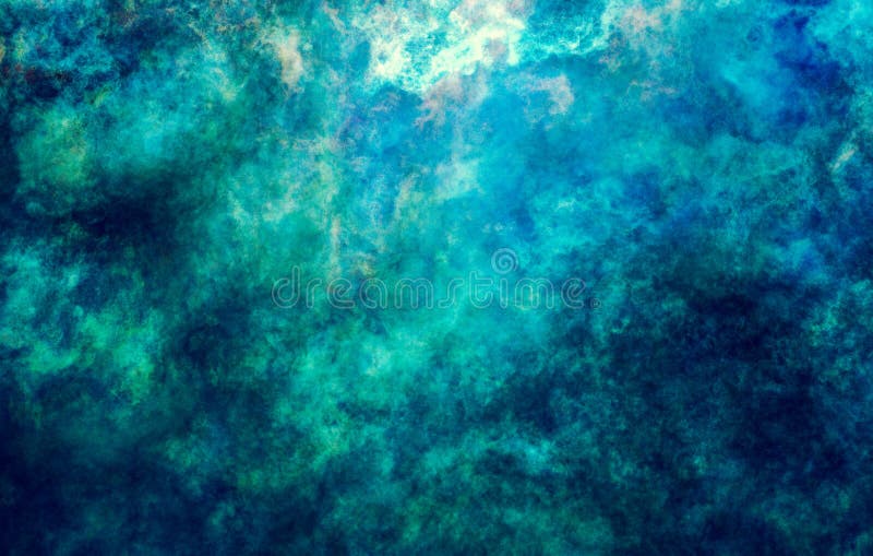 Fantasy Blue Water Abstract Background Stock Illustration ...