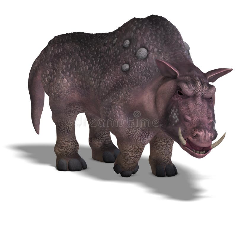 Fantasy Boar with Huge Tusks Stock Illustration - Illustration of ...