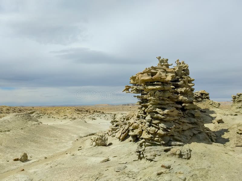 Strange Rock Formation in Fantasy Canyon, Vernal Utah Stock Image ...