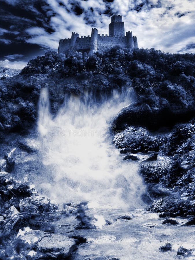 Fantasy castle stock image. Image of surreal, fantasy - 28525095
