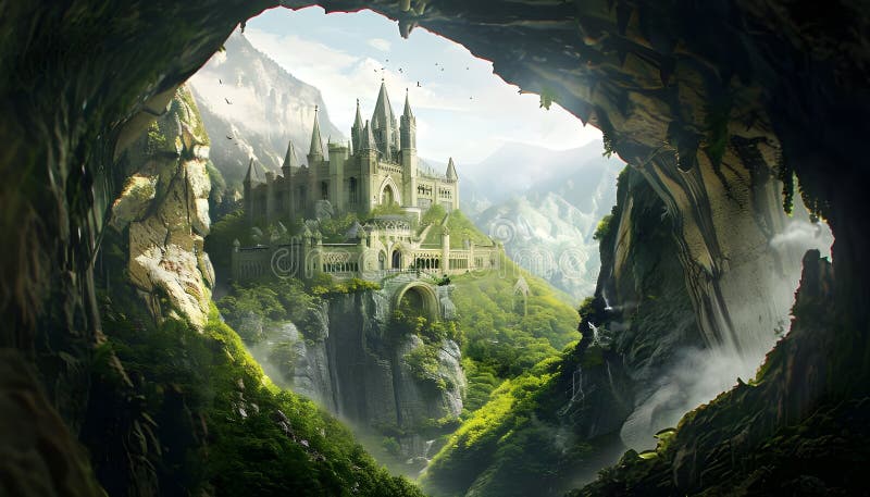 Magic Cave Castle Wallpapers