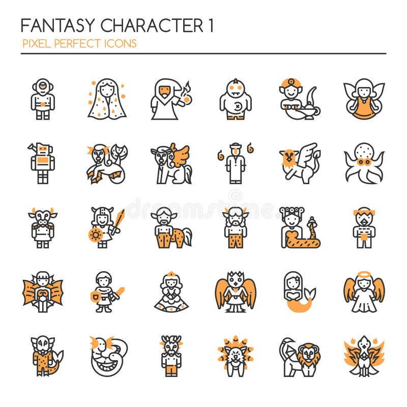 Fantasy Character stock vector. Illustration of magic - 100624578