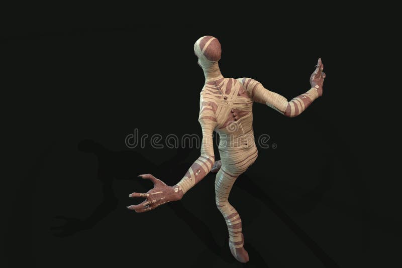 Fantasy Character Mummy 3d Render Stock Illustration Illustration Of Mummified History
