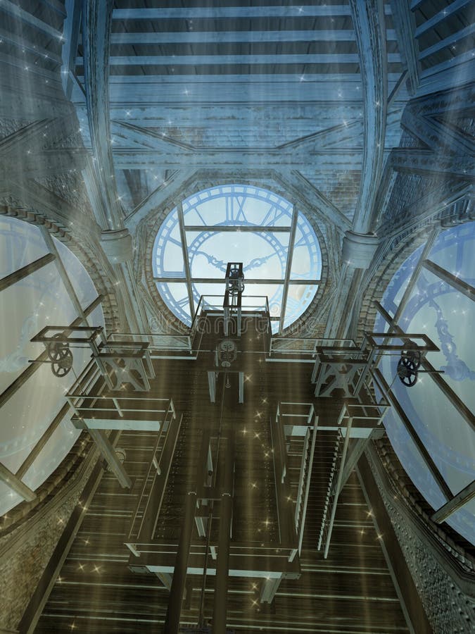 Fantasy Clock Tower Stock Illustrations – 251 Fantasy Clock Tower Stock ...