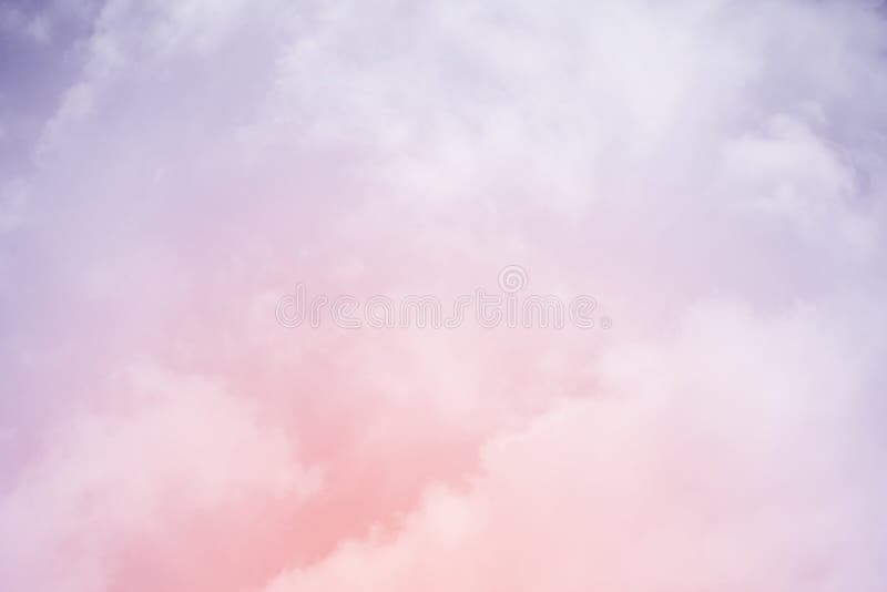 Fantasy Cloudy Sky with Pastel Gradient Color , Nature Background Stock ...