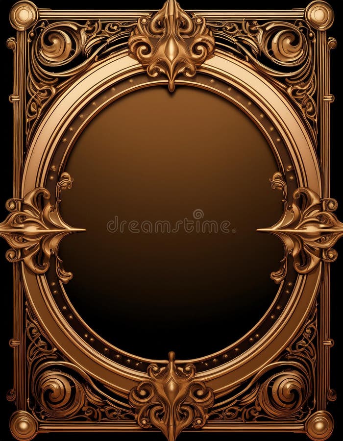 Fantasy colorful frame stock illustration. Illustration of light ...