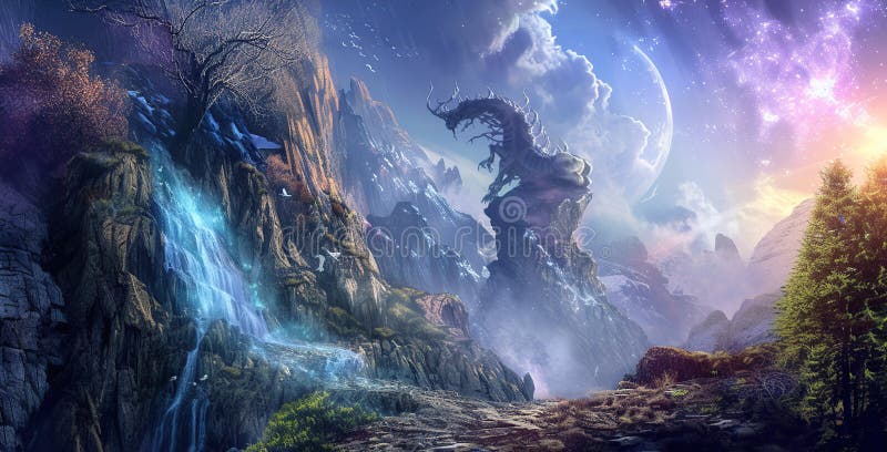 This Fantasy Creation Exudes a Mythical Aura, Adding an Element of ...