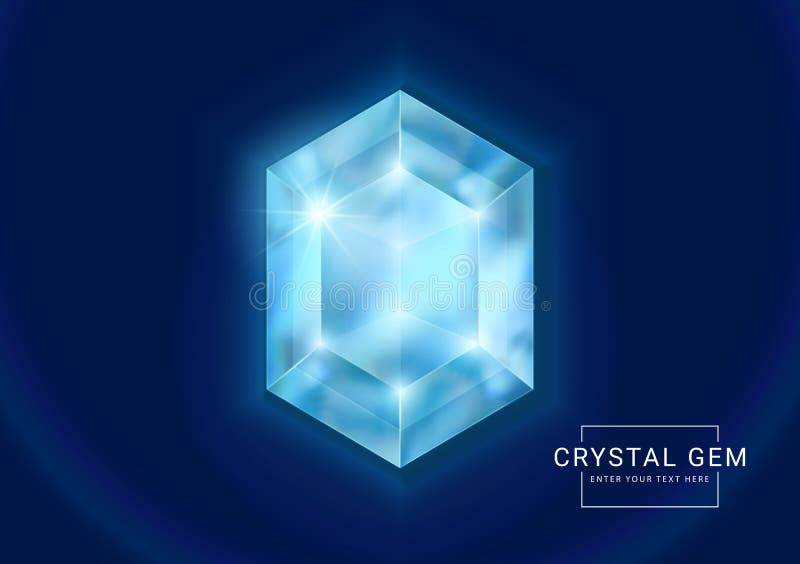 Fantasy Crystal Jewelry Gems, Polygon Shape Stone for Game Asset Stock ...