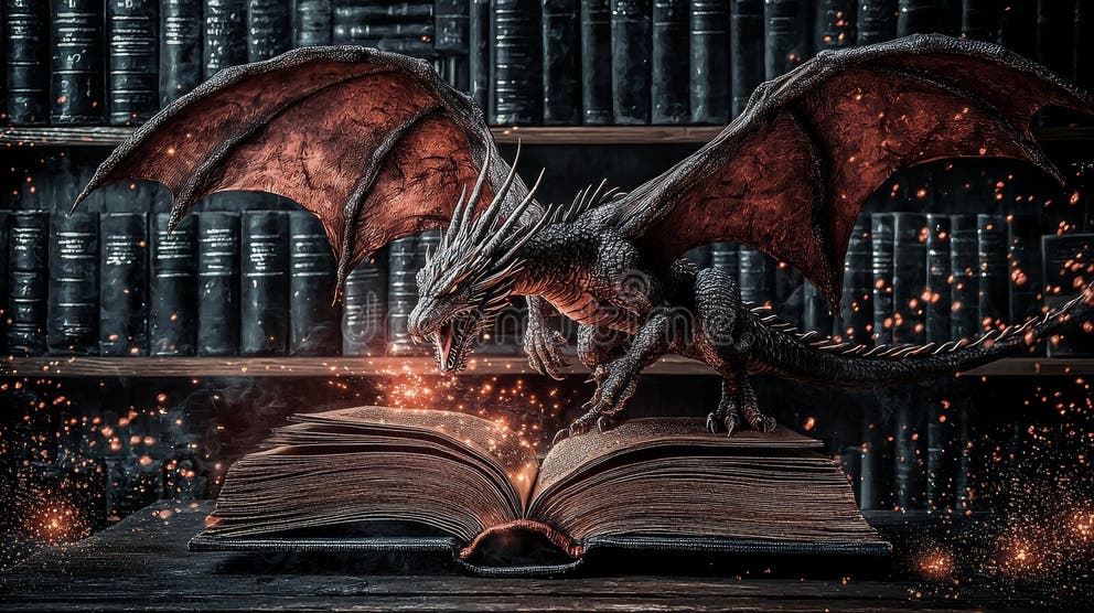 Fantasy Dragon Flying Around Concept Wallpaper Background Featuring a ...