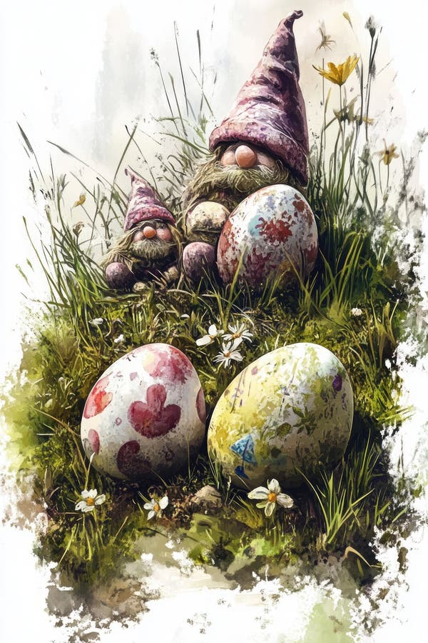 Fantasy Egg Hunt stock image. Image of holiday, imagination - 364421453
