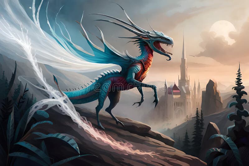 Evil Dragon Head. Artwork Inspired with Traditional Chinese and ...