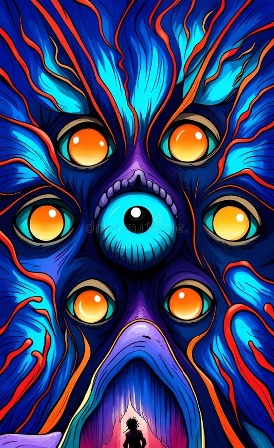 Fantasy eye 23 stock illustration. Illustration of dream - 300049033