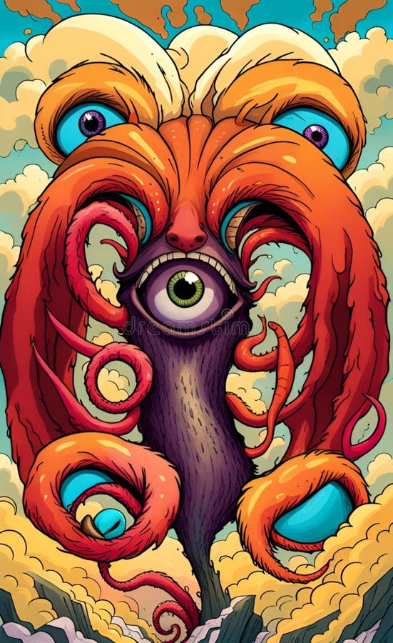 Fantasy eye 25 stock illustration. Illustration of dream - 300049142